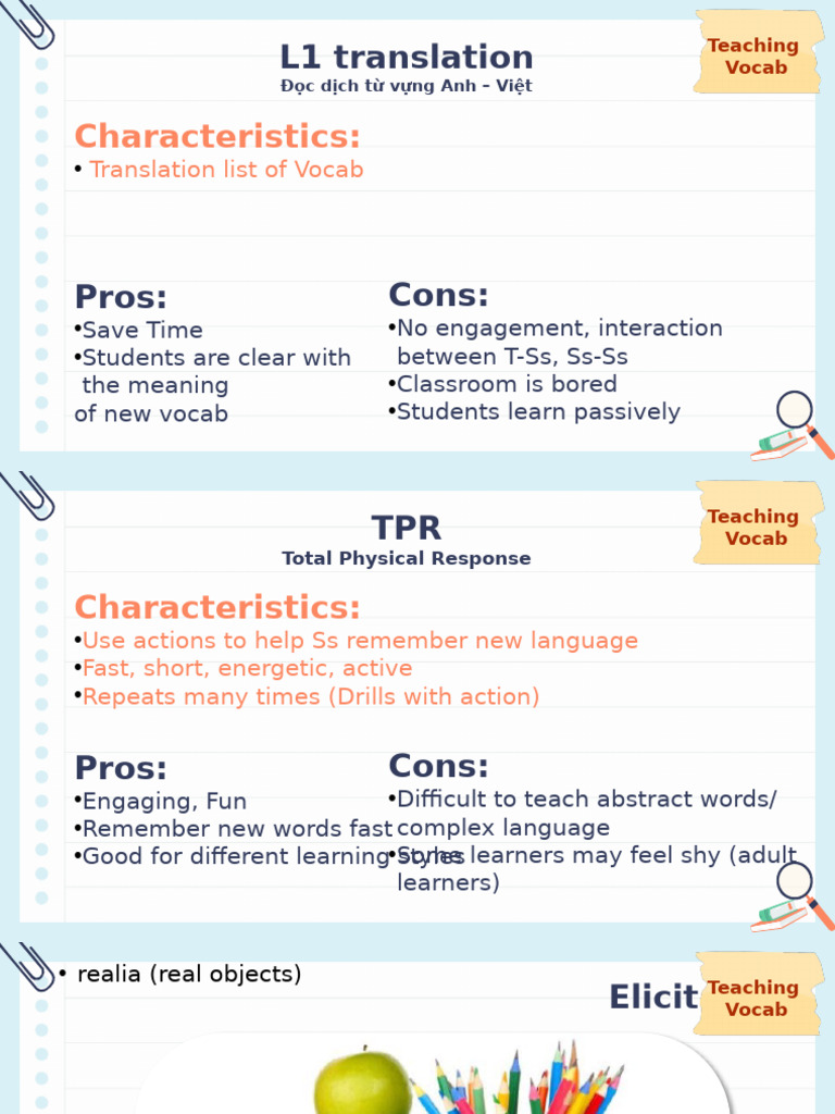 Teaching Vocab 1 | PDF | Vocabulary | Applied Linguistics