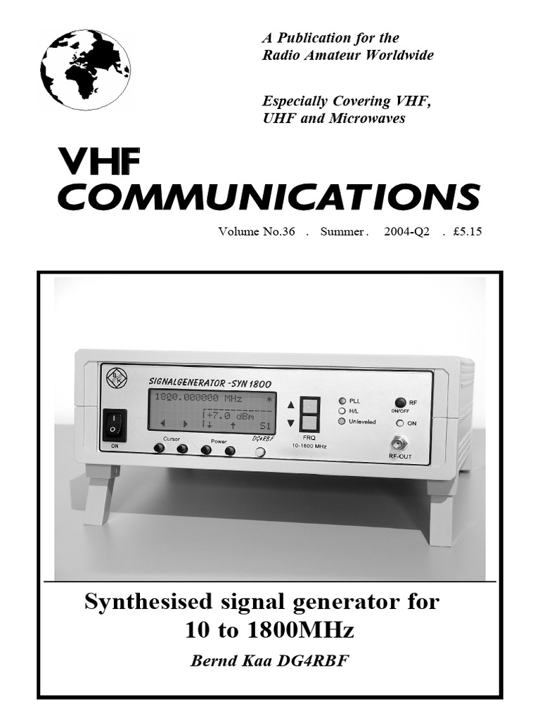 Vhf-Comm 2004 2 | PDF | Detector (Radio) | Amplifier