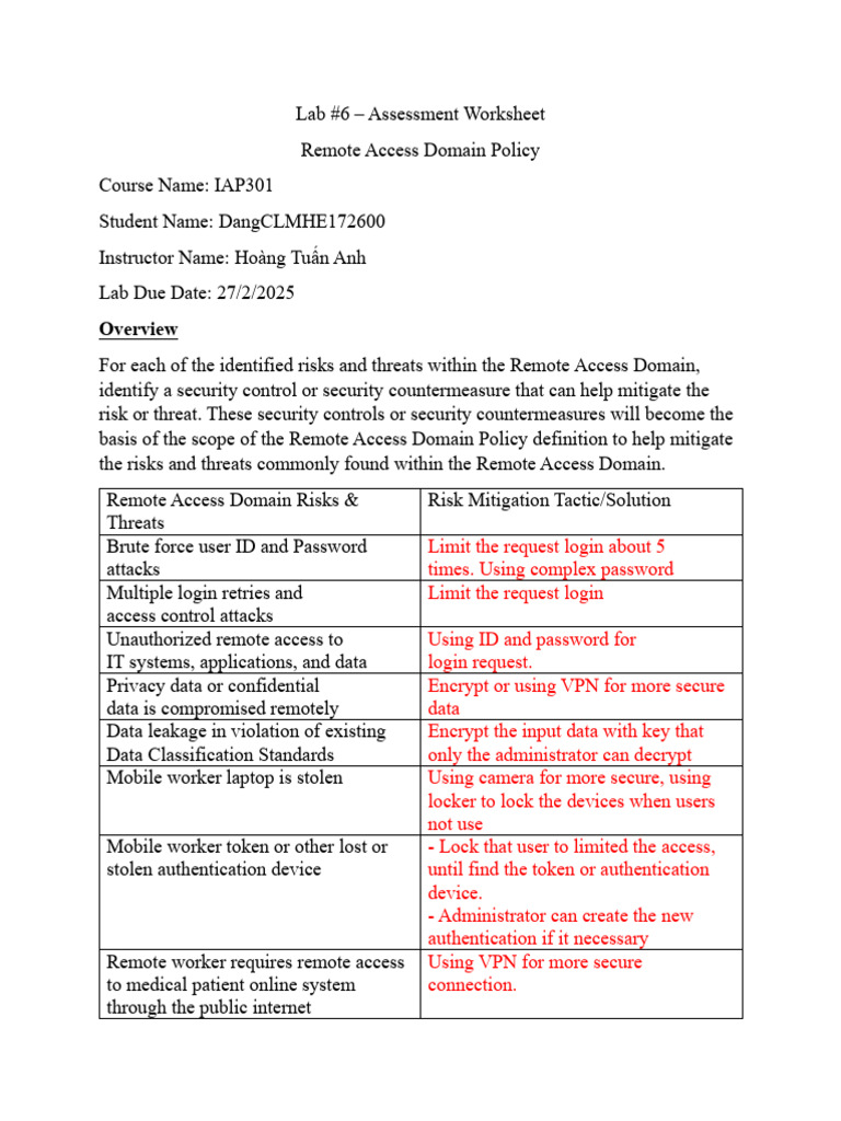 Lab6-IAP301-IA1802-HE172600 | PDF | Security | Computer Security