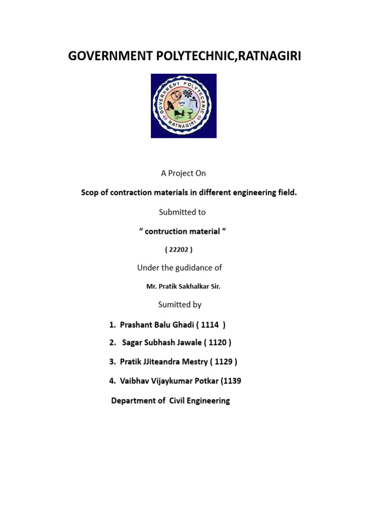 Cma Microproject | PDF | Building Materials | Concrete