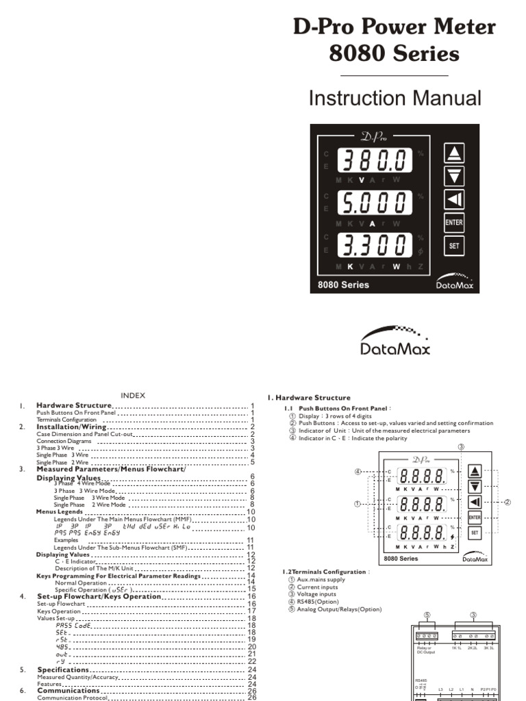 d Pro Manual | PDF | Root Mean Square | Electronics