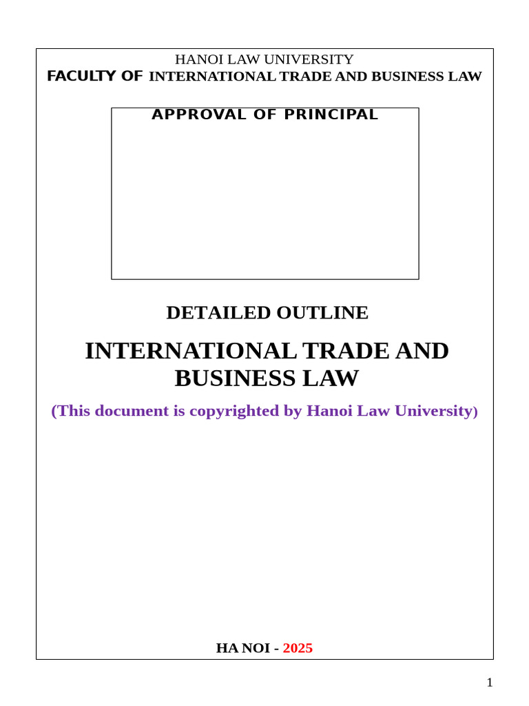 International Trade and Business Law - 3cre - CLC | PDF | World Trade ...