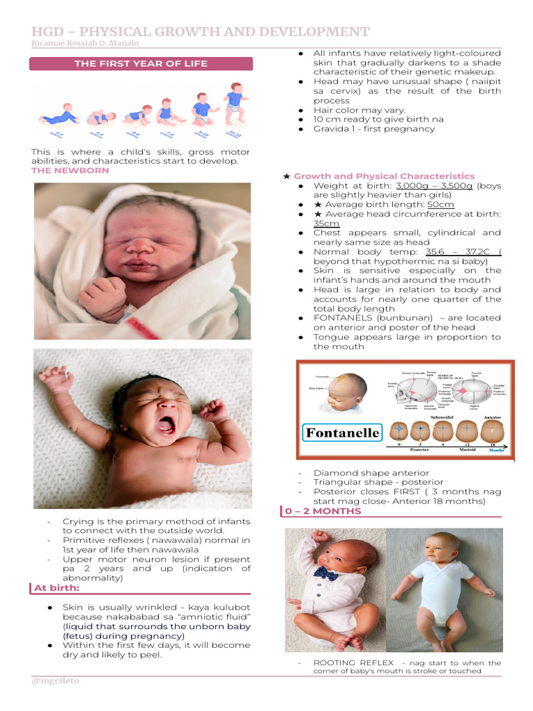 Infant Growth and Development Stages | PDF | Infants | Tooth