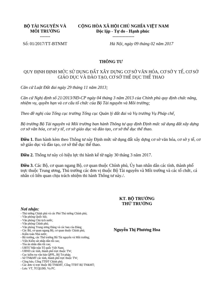 01 2017 TT-BTNMT 340568 | PDF