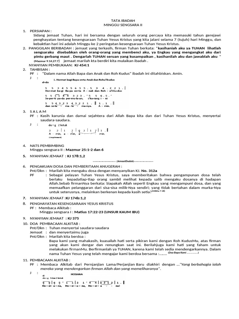 8. MINGGU SENGSARA II | PDF