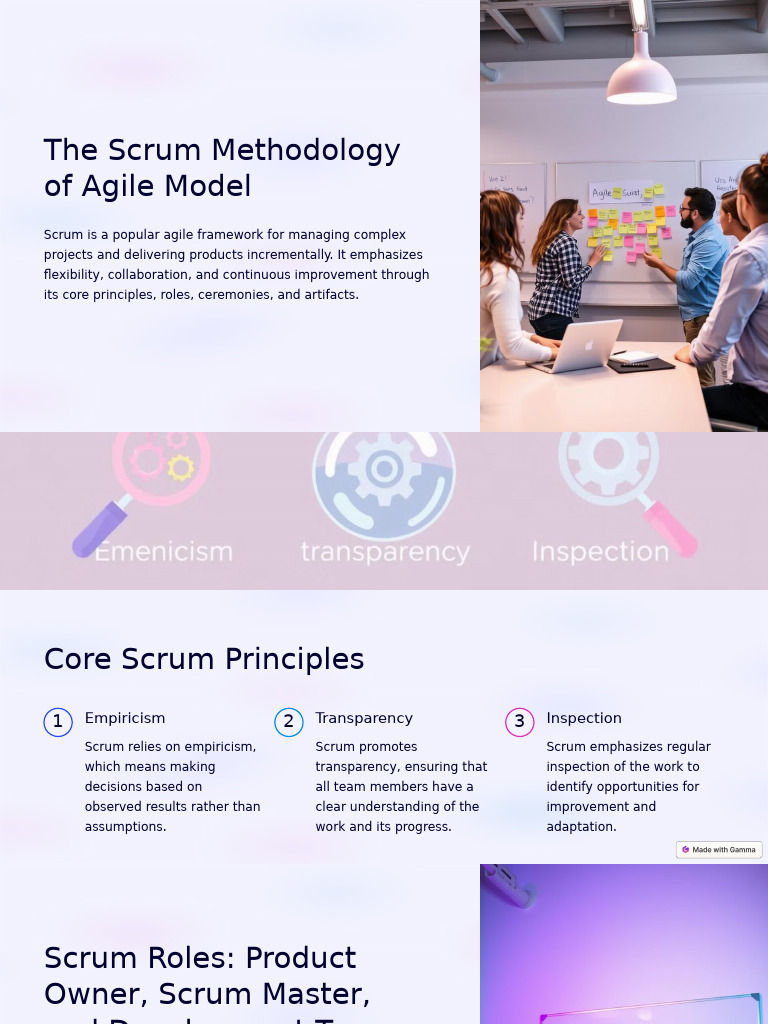 The Scrum Methodology of Agile Model | PDF | Scrum (Software Development) | Agile Software ...