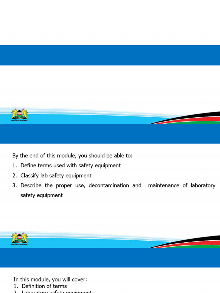 Laboratory Safety Equipment Guide | PDF | Safety