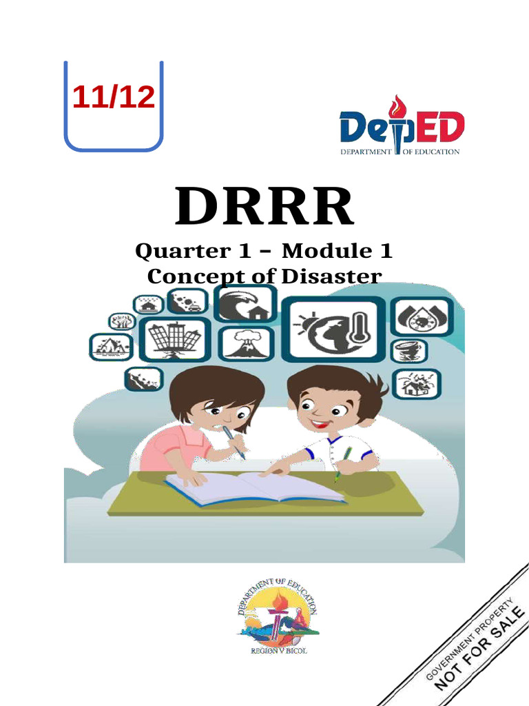 DRRR-MODULE 1-Concept of Disaster | PDF | Hazards | Natural Disasters