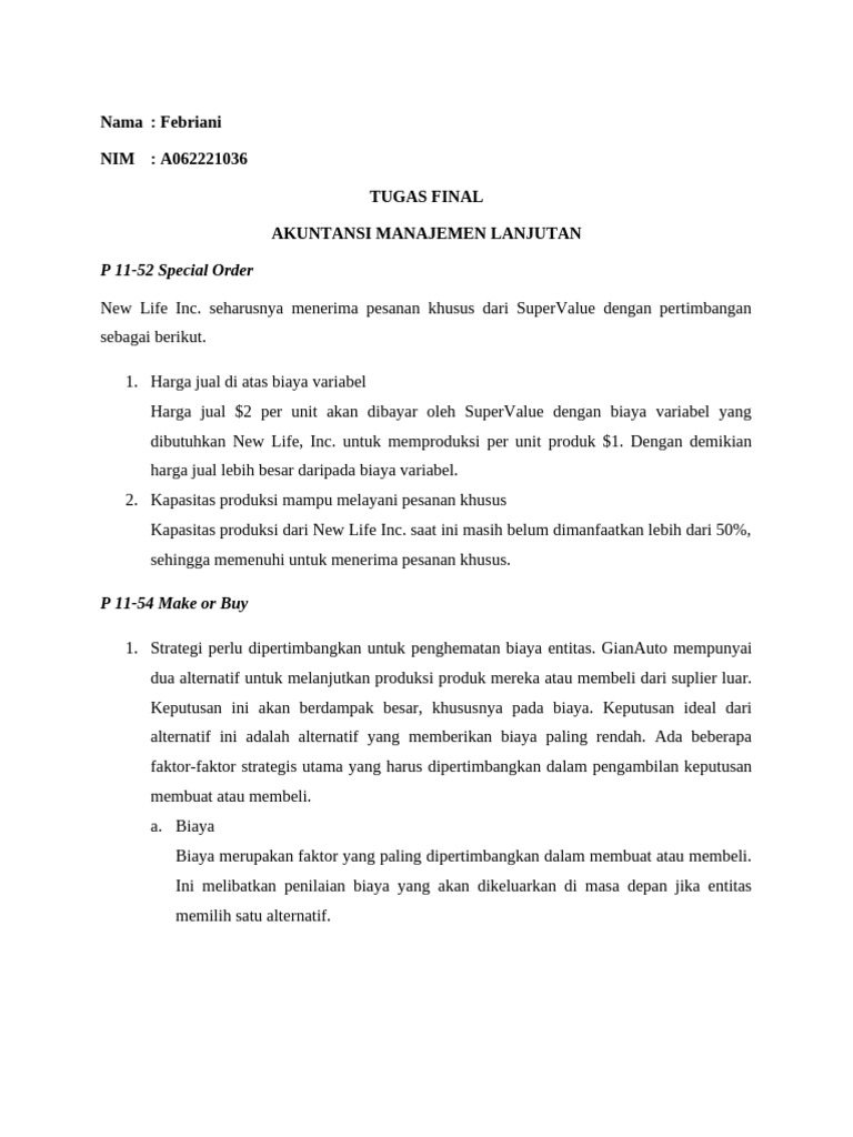 Febriani - Tugas Final Aml | PDF