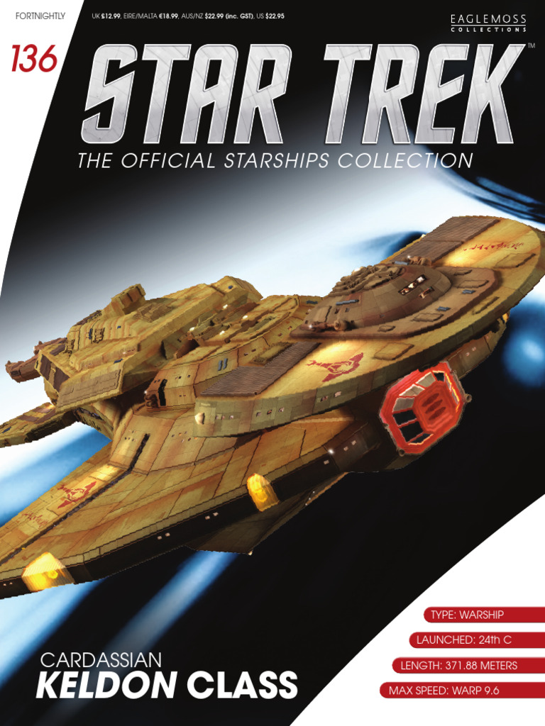 136 Issue Cardassian Keldon Class | PDF | Cardassian | Romulan