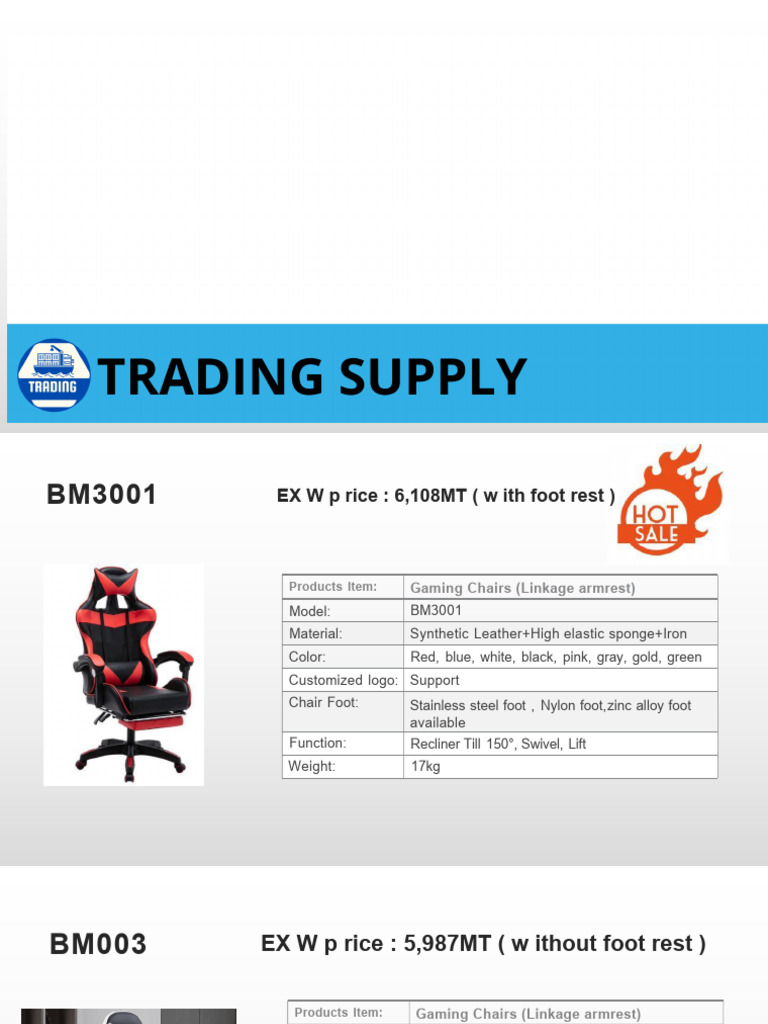 Keyboard and Mouse TRADING SUPPLY | PDF | Chair | Furniture