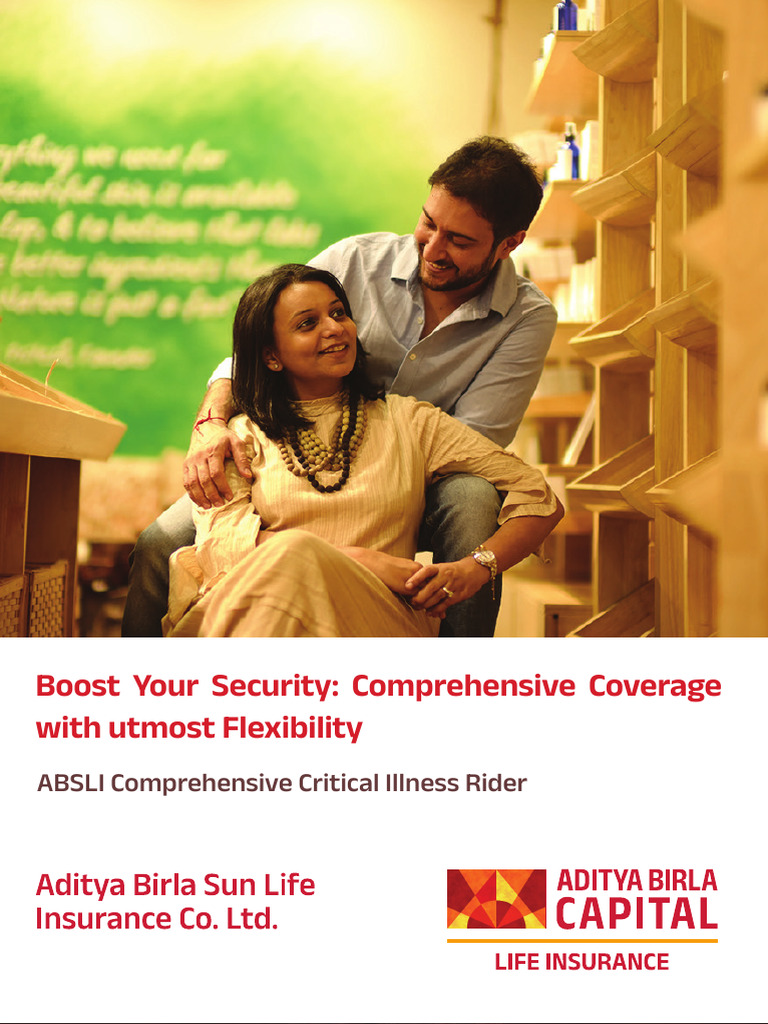 ABSLI Comprehensive Critical Illness Rider V01_Brochure_Web Version | PDF | Brain Tumor | Cardiology