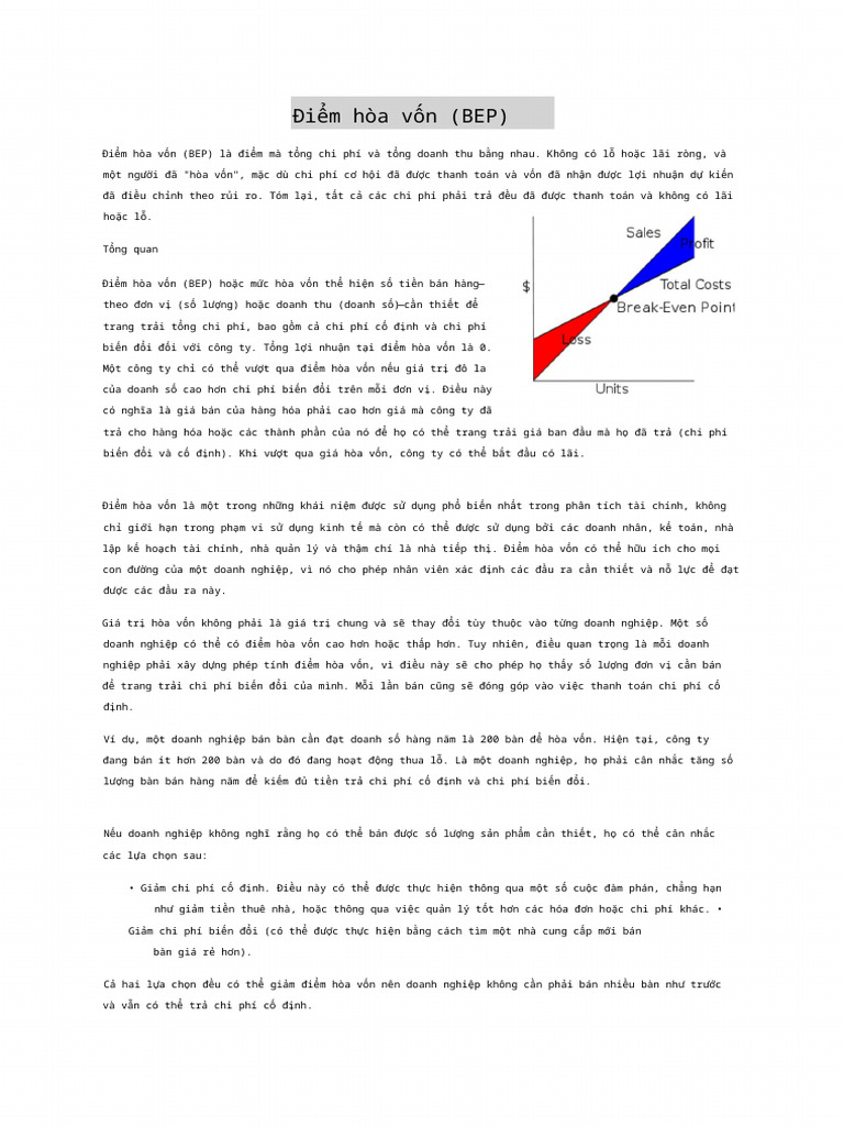 Breakeven_Point_BEP (1) | PDF