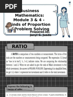 Direct, Inverse, and Partitive Proportions | PDF | Teaching Methods ...