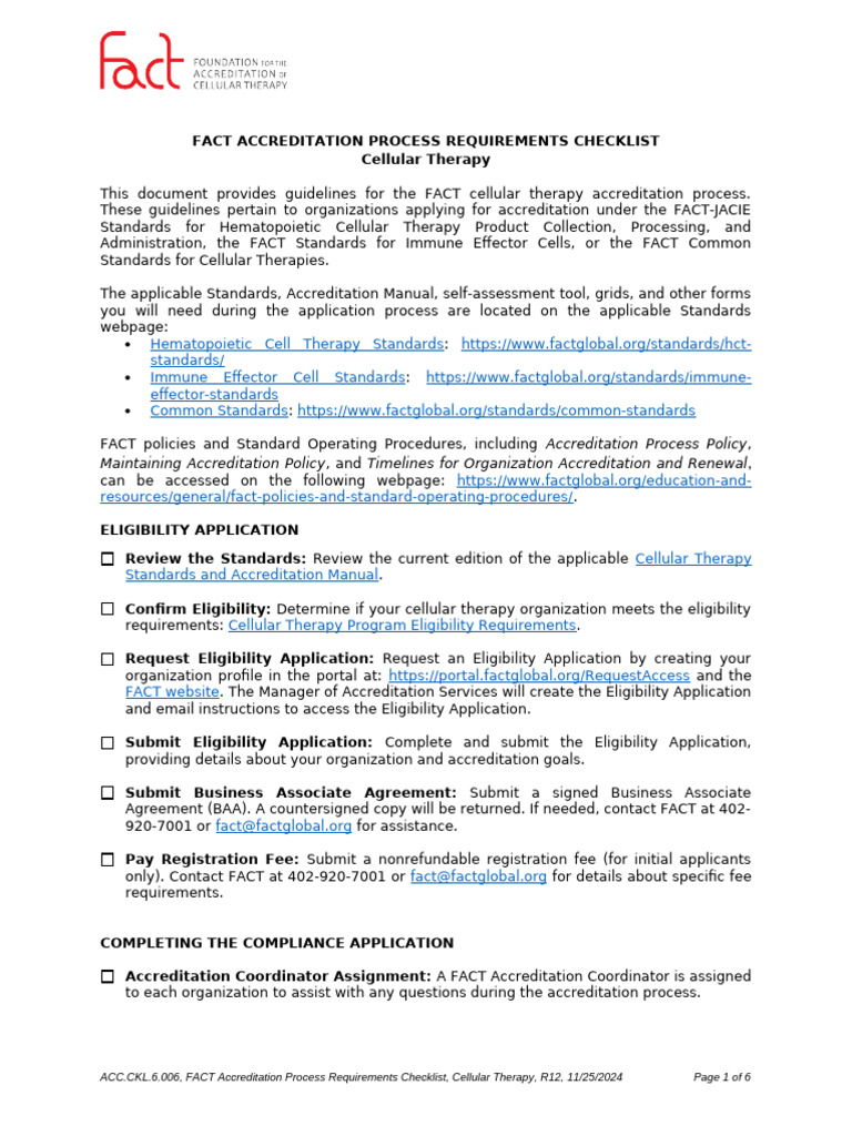 Acc CKL 6 006 Fact-Accreditation-Process-Requirements-Checklist ...
