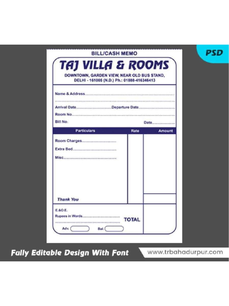4 Wheller Bill | PDF