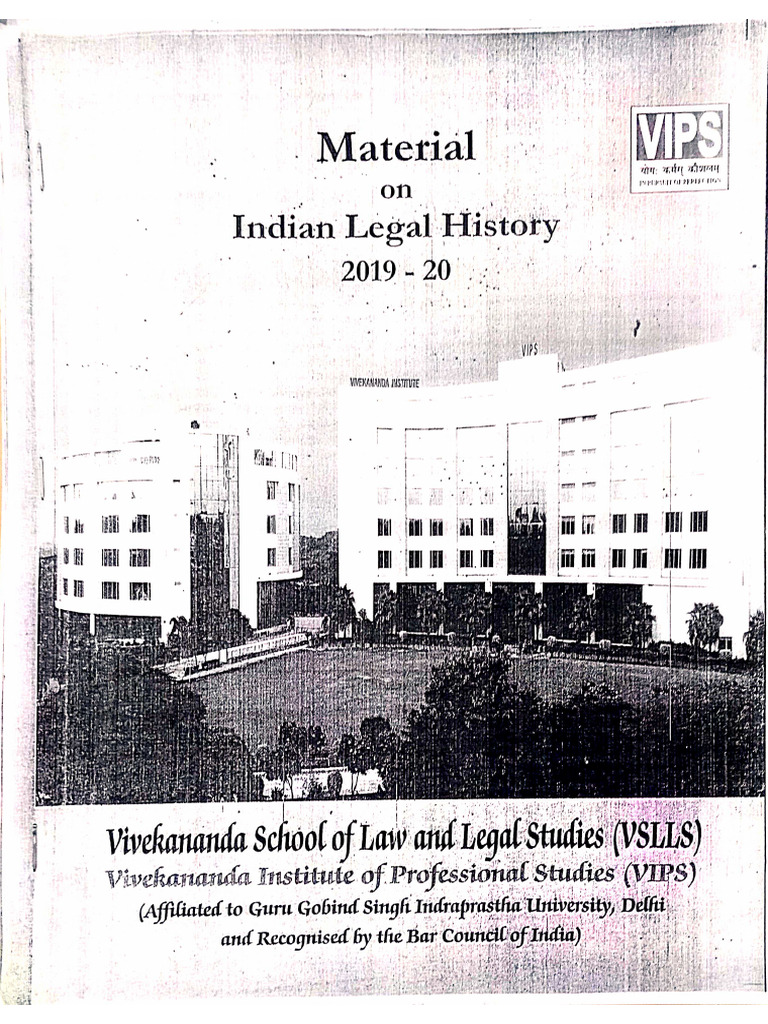 Indian LEGAL History | PDF
