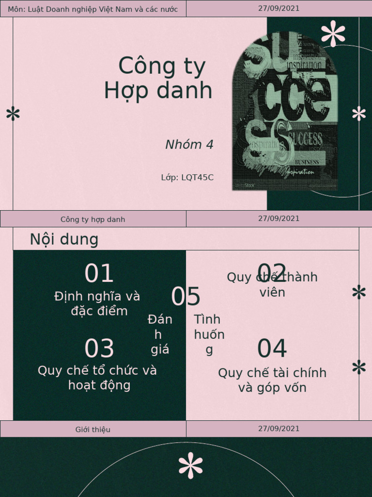 Công Ty H P Danh Nhóm 4 | PDF