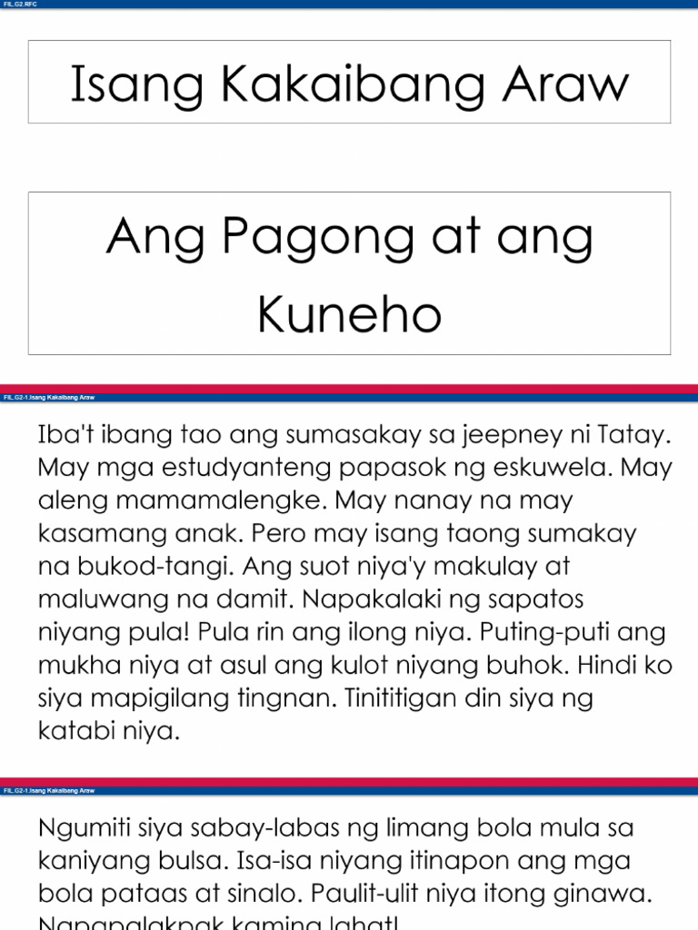 FIL.G2.Reading Comprehension (Learner - S Use) | PDF