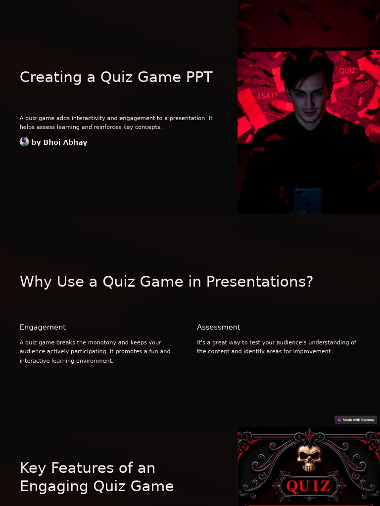 Creating A Quiz Game | PDF | Learning | Feedback