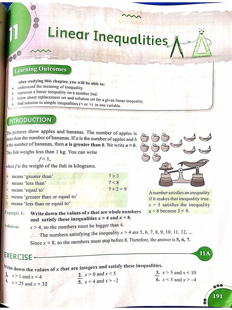 Linear Inequalities Icsc | PDF