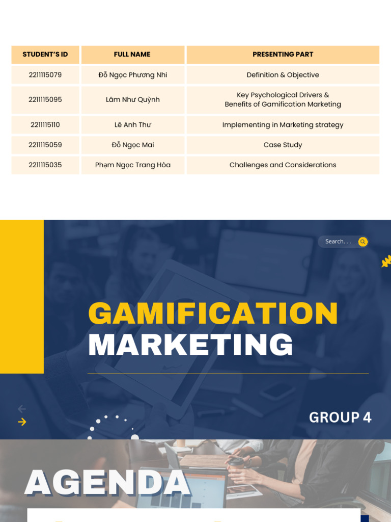 (Esp3 - Group 4) Gamification Marketing | PDF | Marketing | Business