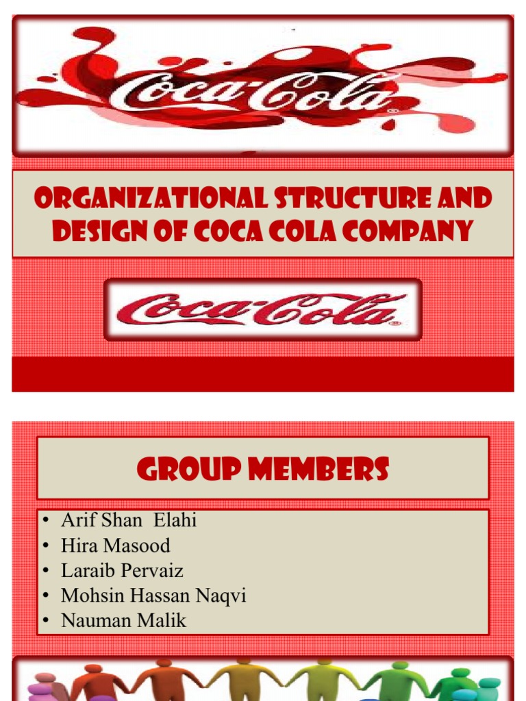 Organizational Structure of Coca Cola Company | PDF | Business ...