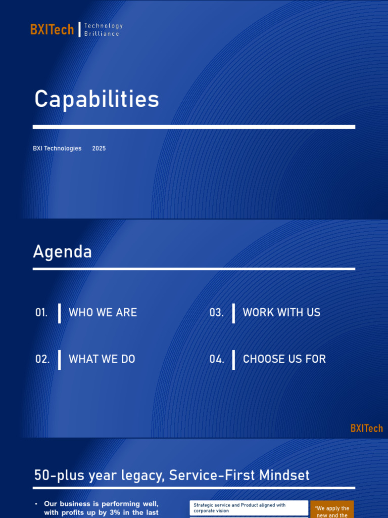 BXI Technologies Capabilities Presentation | PDF | Innovation | Business