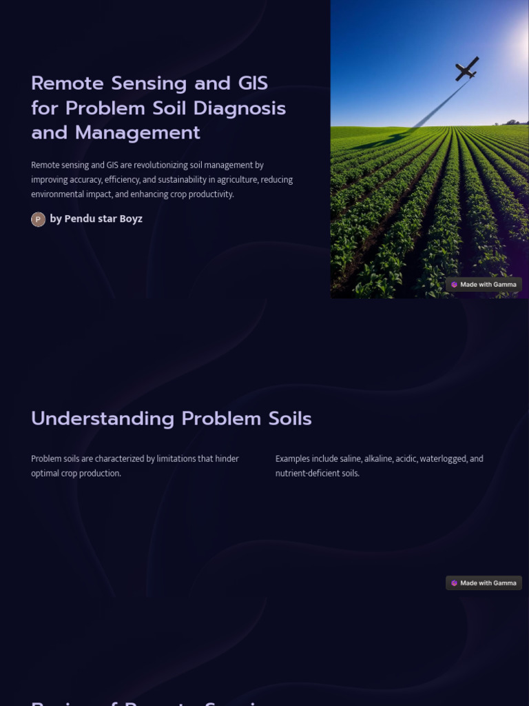 Remote-Sensing-and-GIS-for-Problem-Soil-Diagnosis-and-Management | PDF | Soil | Geographic ...