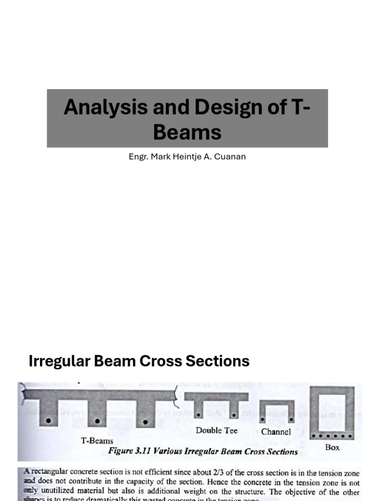 T Beams | PDF