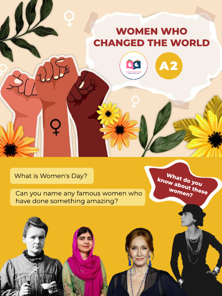 Inspiring Women Who Changed History | PDF | Marie Curie | Malala Yousafzai