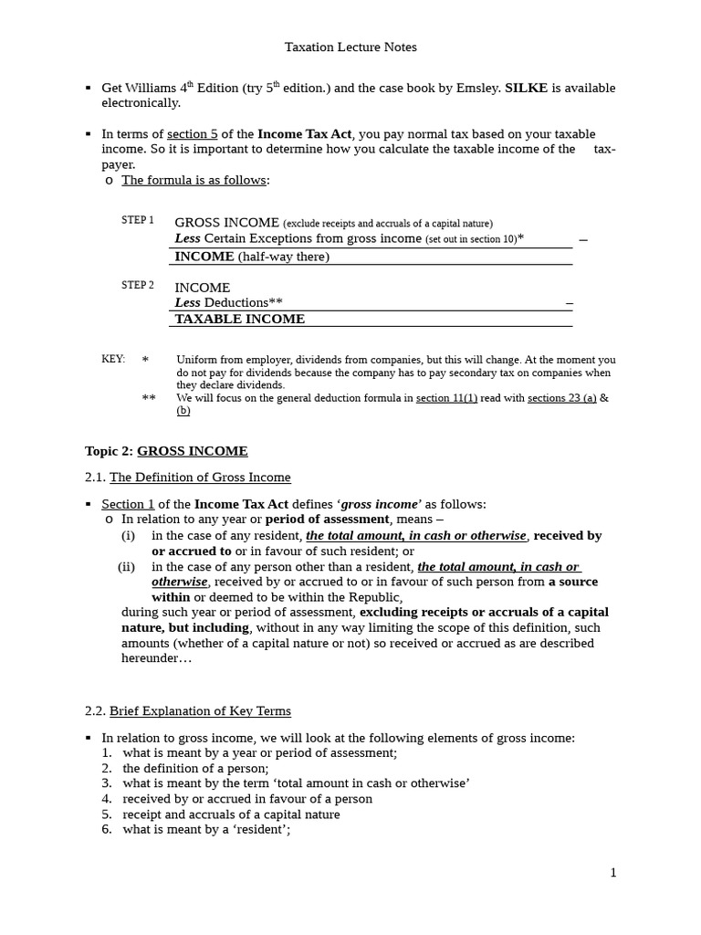 Understanding Taxable Income Basics | PDF | Gross Income | Taxes