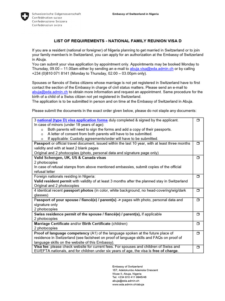 National Family Reunion Visa Guide | PDF | Travel Visa | Passport