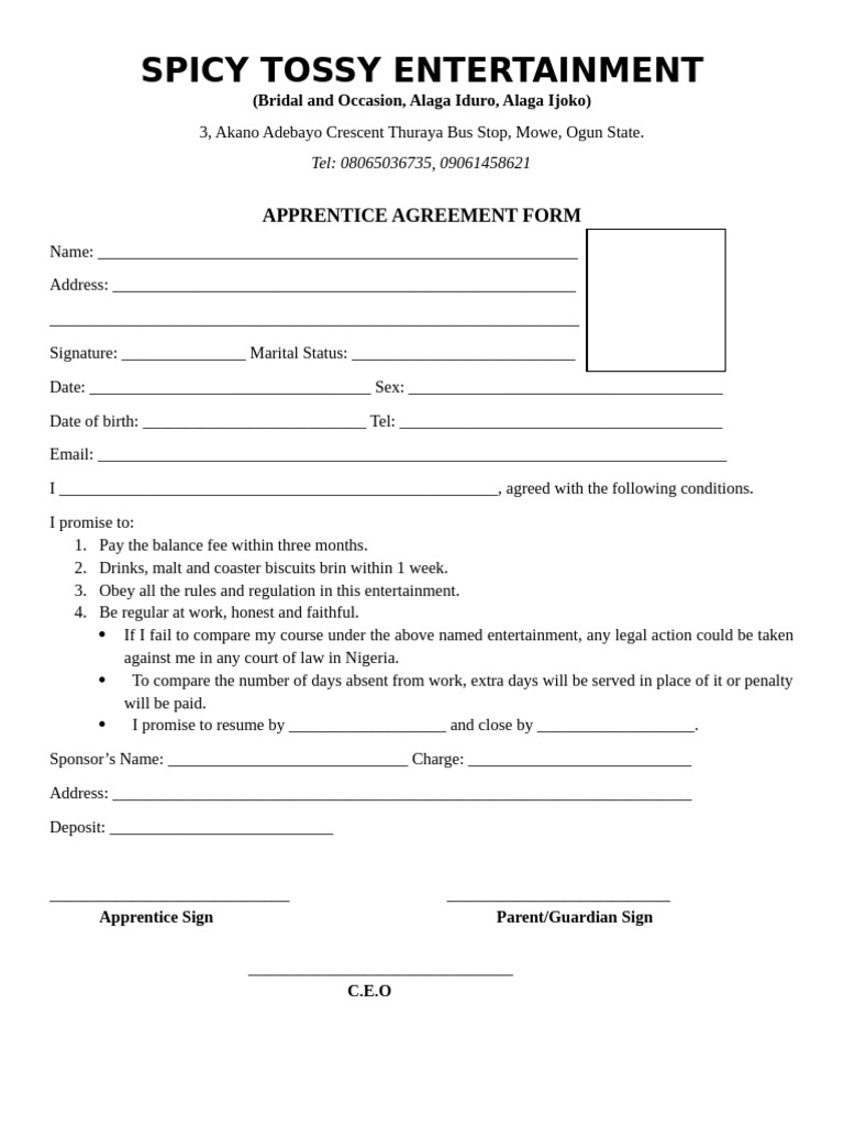 Spicy Tossy Entertainment | PDF