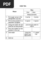 Alogrithm Flow Chart For A Cup of Coffee | PDF | Cooking, Food & Wine