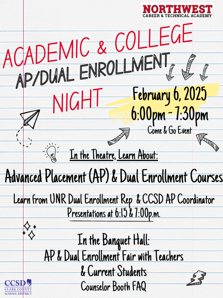 AP Dual Credit Night 2024-2025 Flyer | PDF