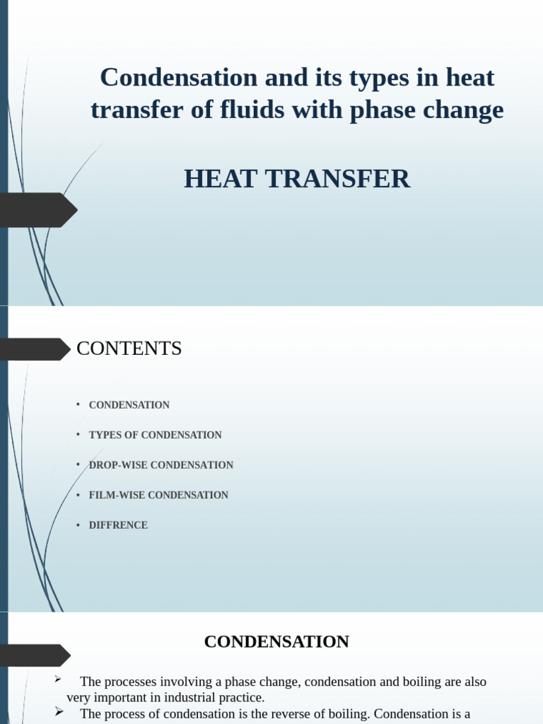 Condensation and Its Types | PDF | Boiling | Phase (Matter)