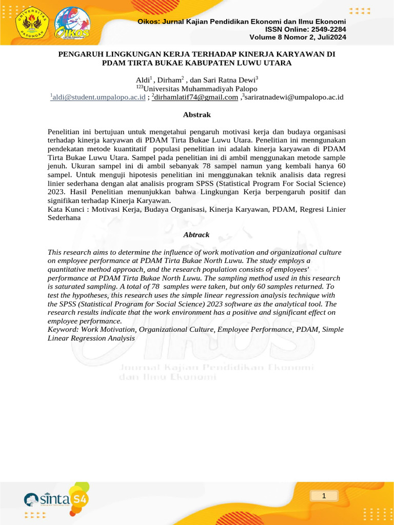 Jurnal Aldi -1698 Arikel Revisi - Copy | PDF