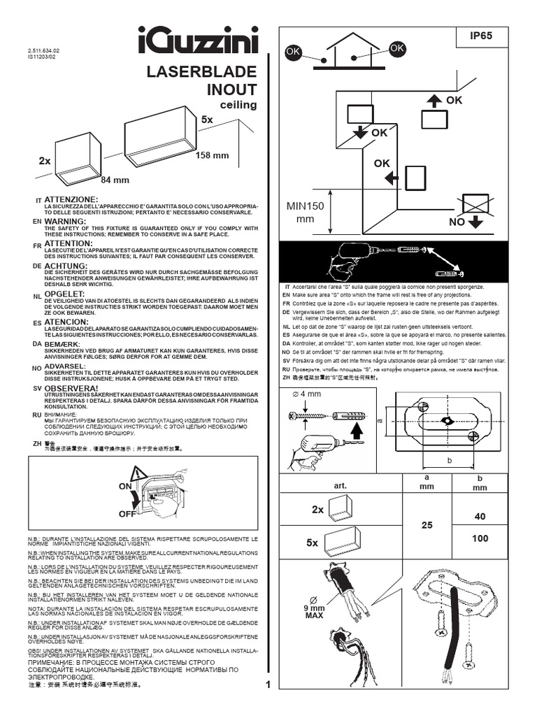 E885 Instruction Sheet | PDF