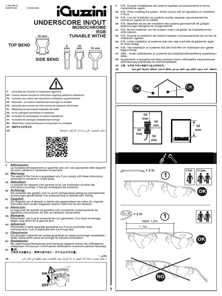 Installation Instructions for Lighting Fixtures | PDF