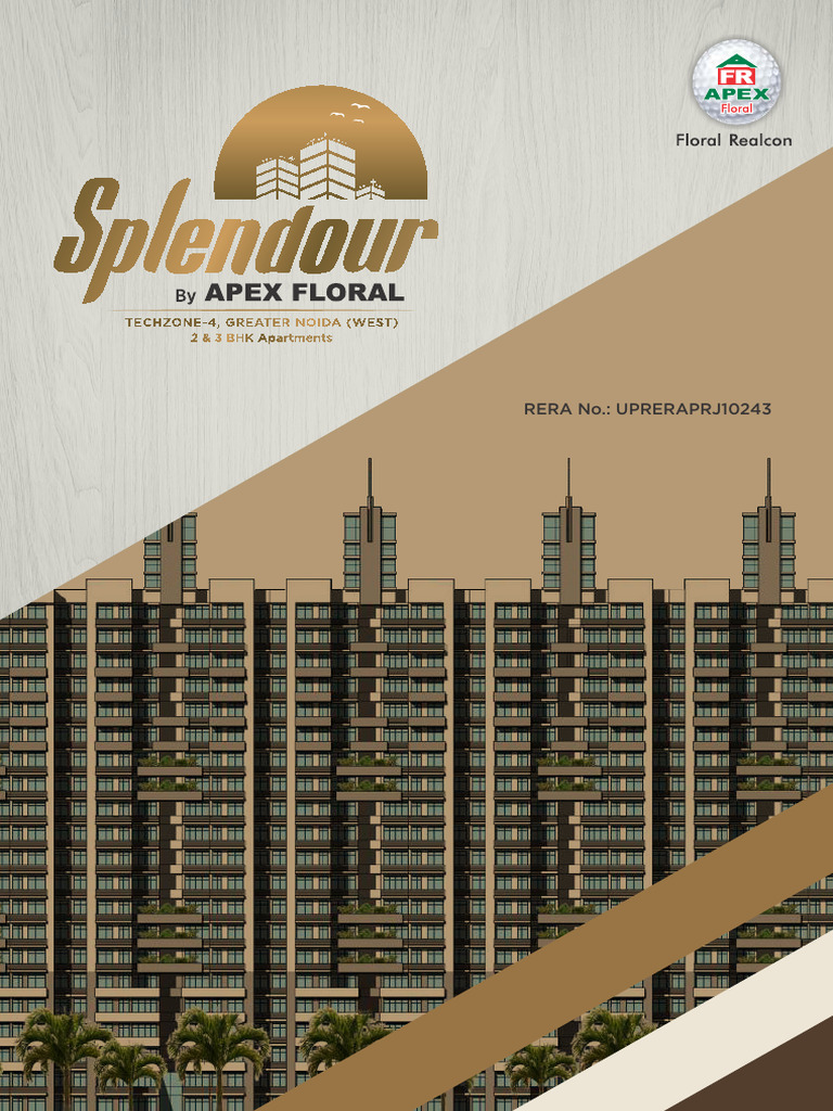 Apex Splendour - Ebrochure - Gr. Noida West | PDF