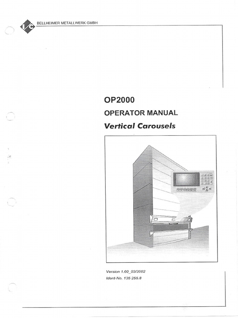Manual de Operador Op2000 | PDF