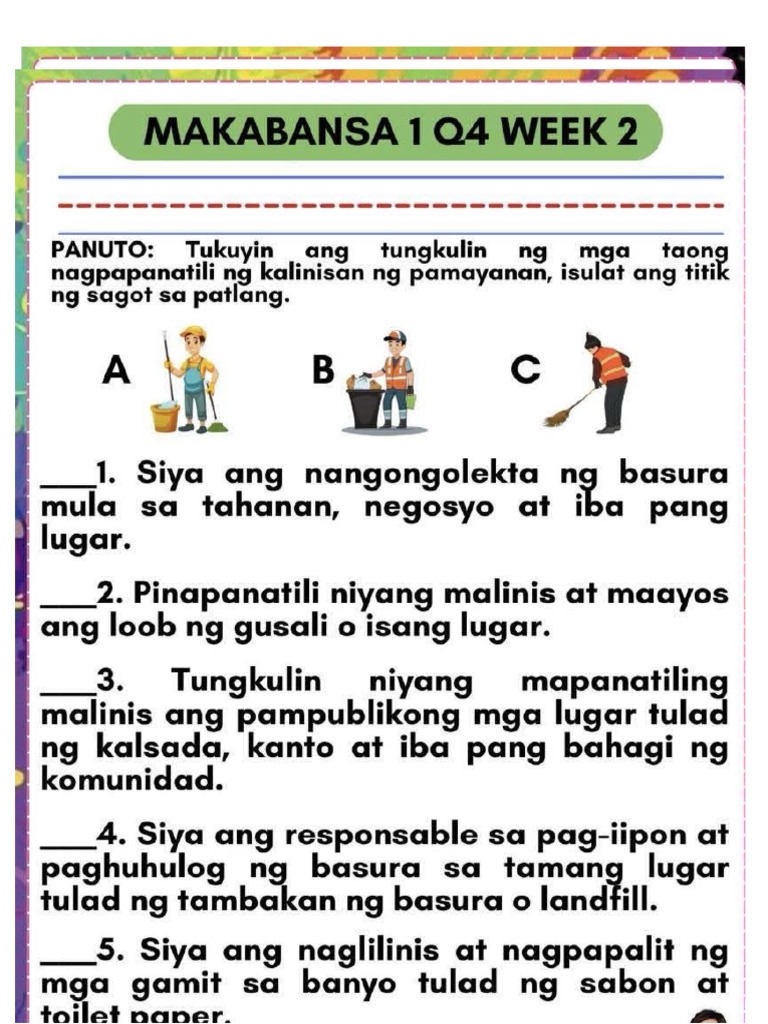 Q4 W2 Worksheets | PDF