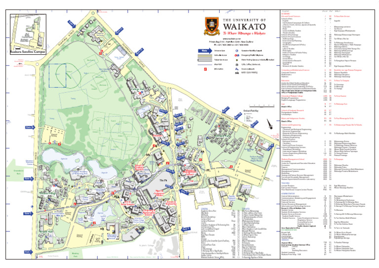 Hamilton-Campus-Map-2024-1 | PDF | Māori | Science