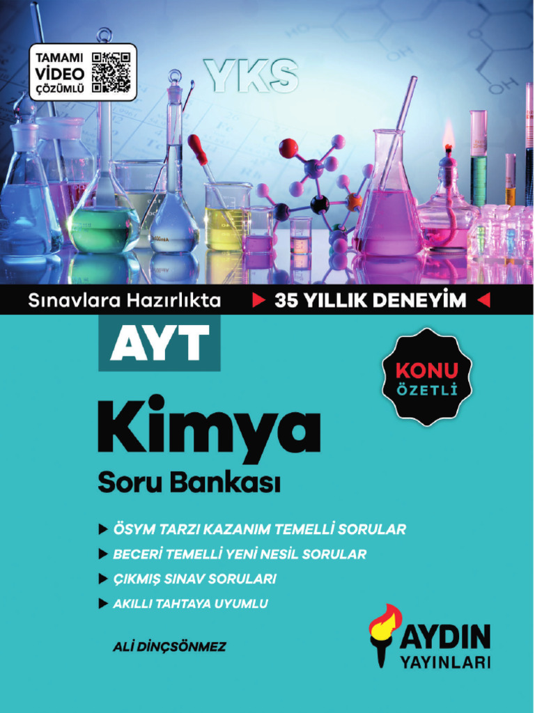 012.organik kimya- AYT Kimya Soru Bankası Aydın 2023-AliDincsonmez | PDF