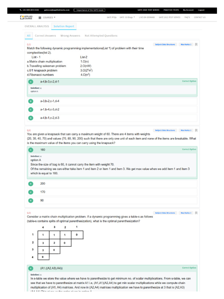 Practice Test - 10 | PDF