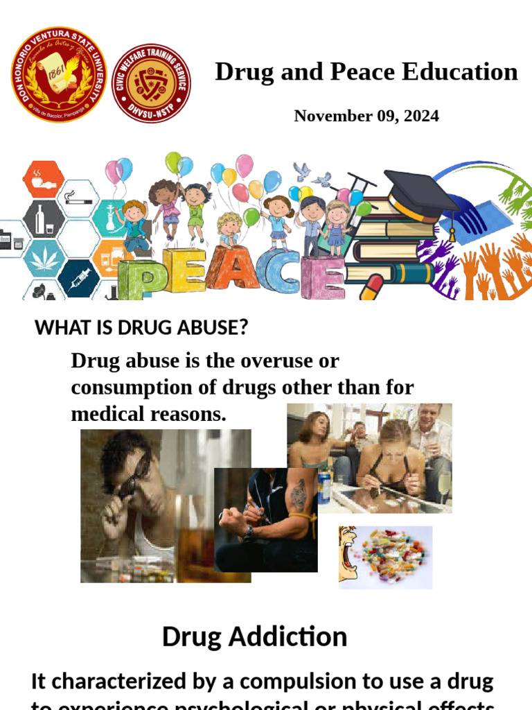 Understanding Drug Abuse and Peace Education | PDF | Conflict ...