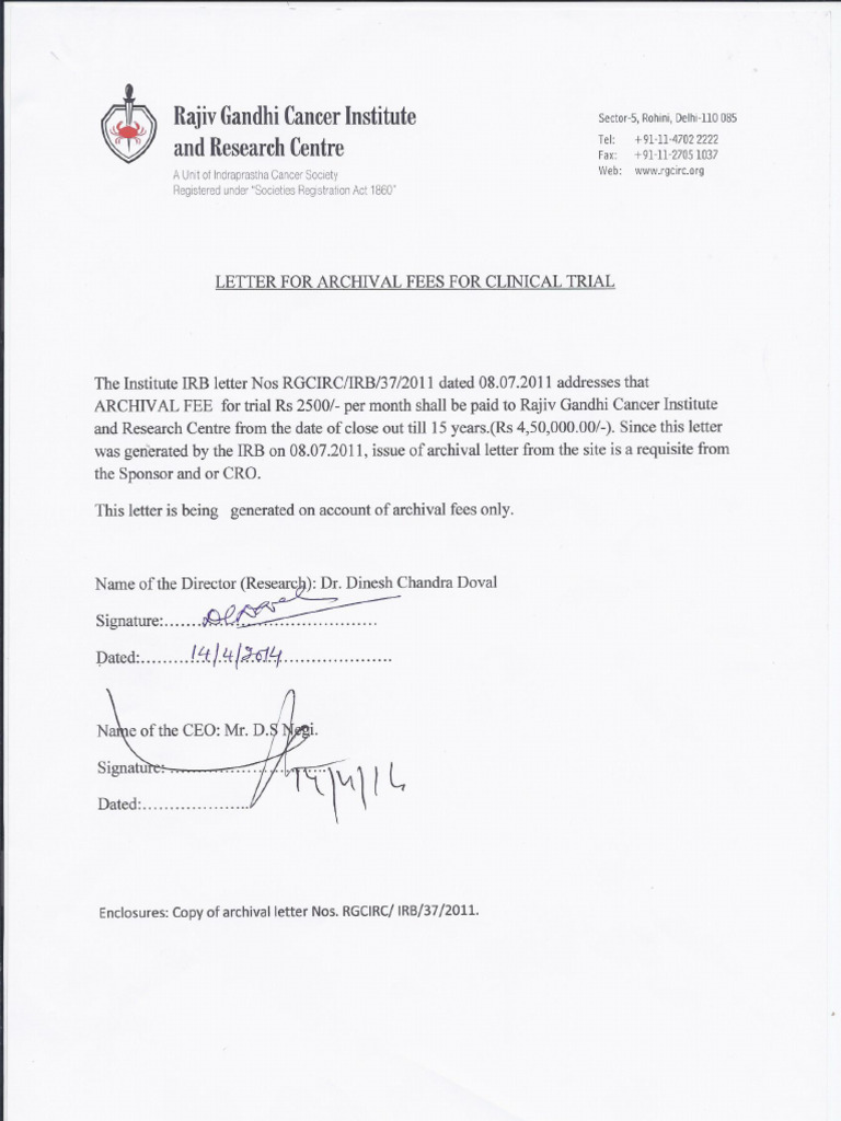 Archival Letter | PDF