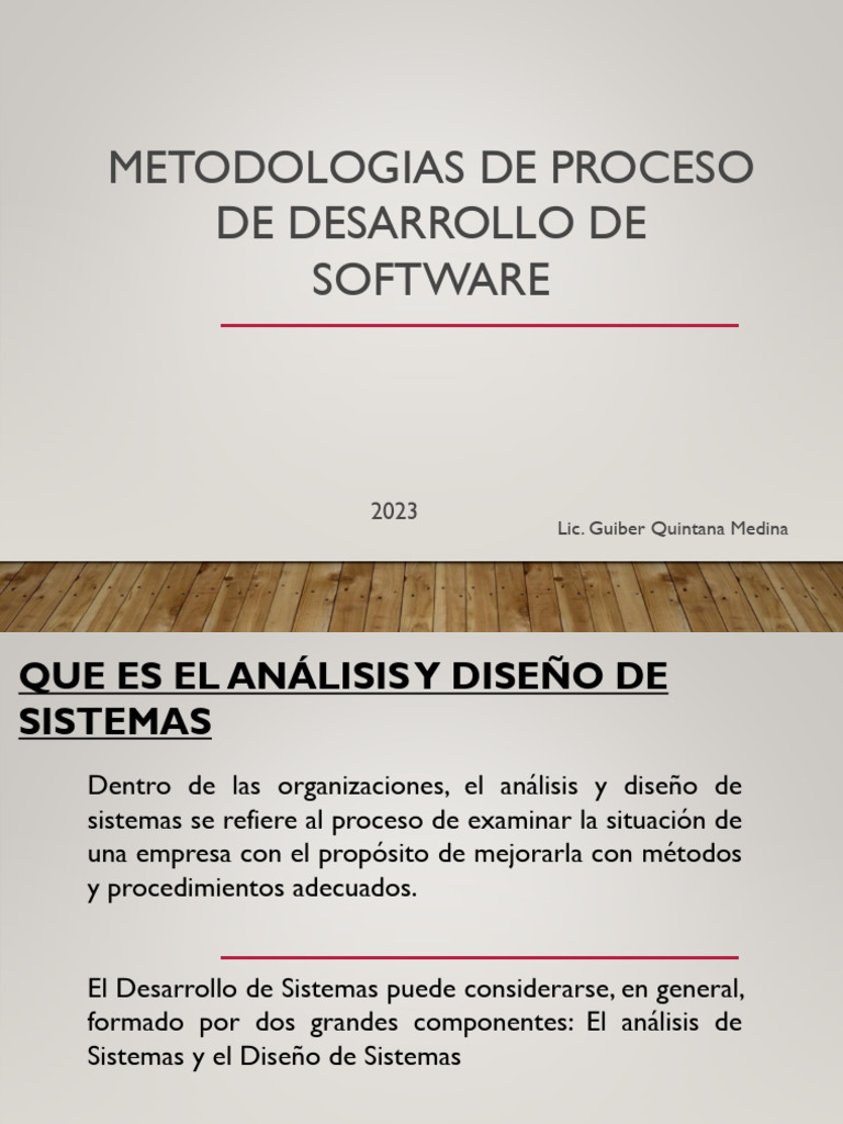 Analisis y Diseño de Sistemas - Itsec | PDF | Software | Ingeniería de software