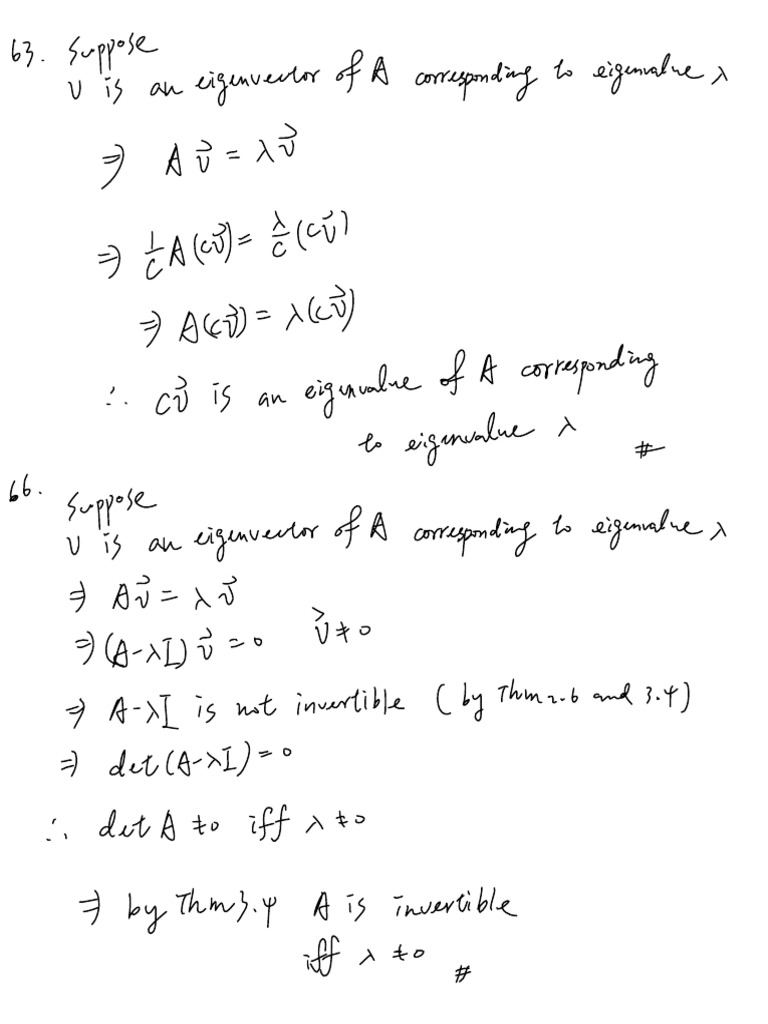 Eigenvalues and Eigenvectors Explained | PDF